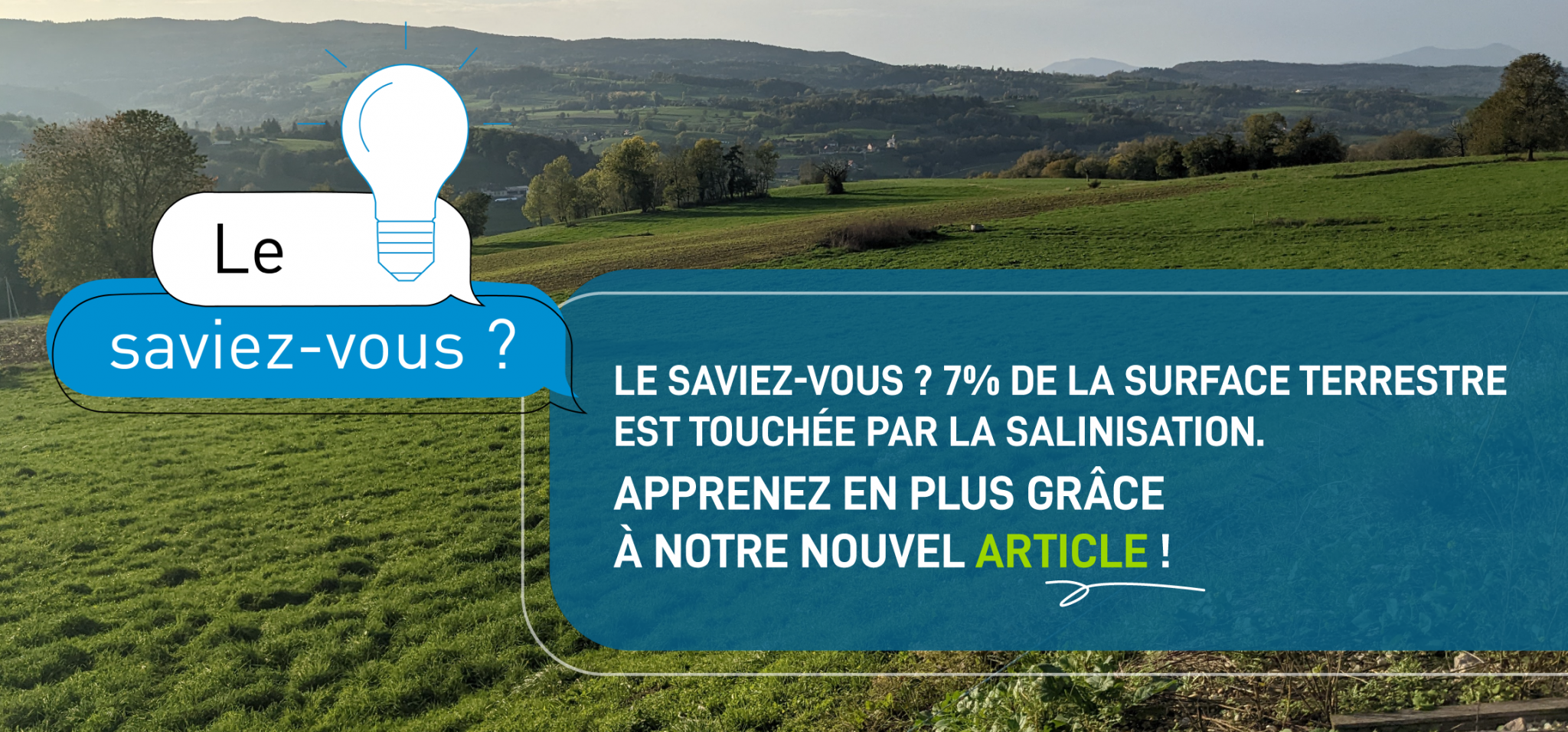 Le Saviez-vous ? 7% de la surface terrestre est touchée par la ...